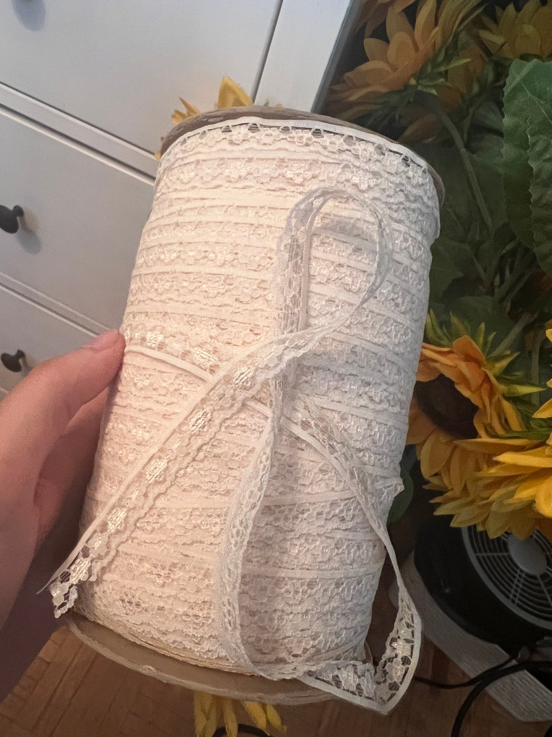 Vintage Roll of Lace Trim - Etsy