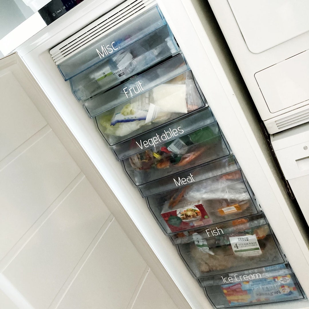 Personalised Custom Vinyl Decal Label Stickers Words Home Organisation ...