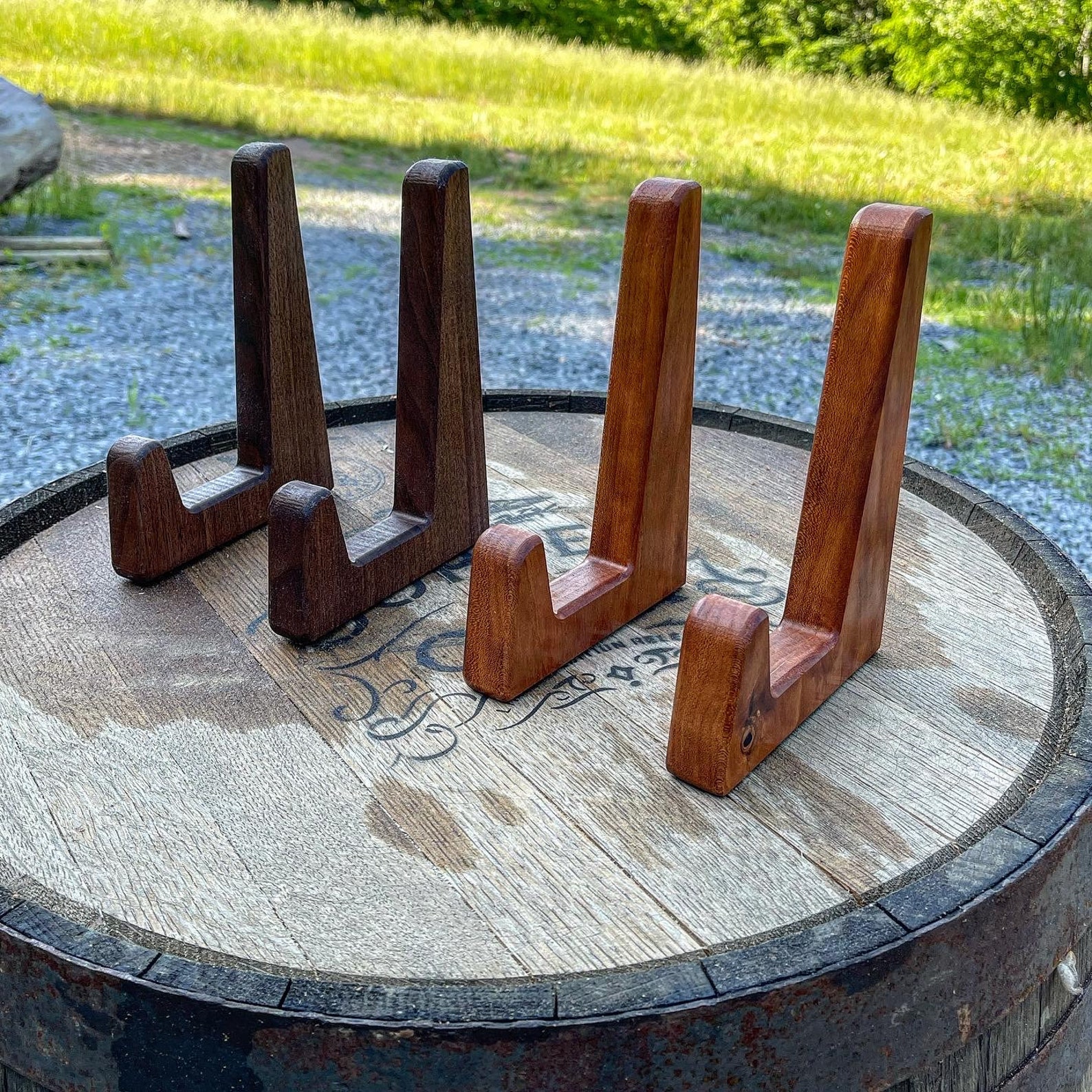 Black Walnut OR Cherry Wood Cutting Board Display Stands/charcuterie ...