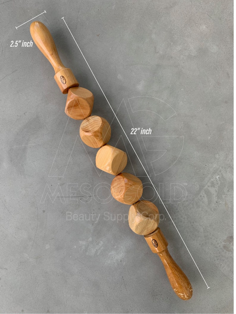 5 Cubed Massage Roller Wood Therapy Etsy