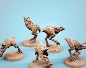 Eel Hydra 3D Printed / Miniature / Tabletop / Fantasy / D&D - Etsy
