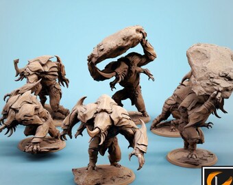 Eel Hydra 3D Printed / Miniature / Tabletop / Fantasy / D&D - Etsy