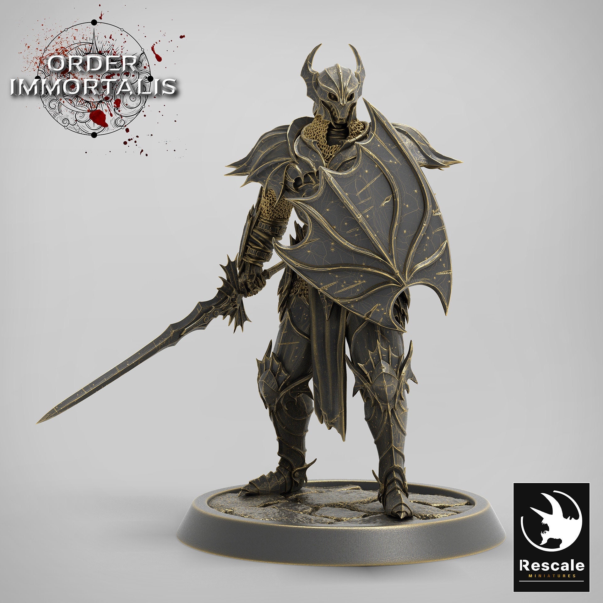Blood Knight Sword Selection 3D Printed / Miniature / Tabletop ...