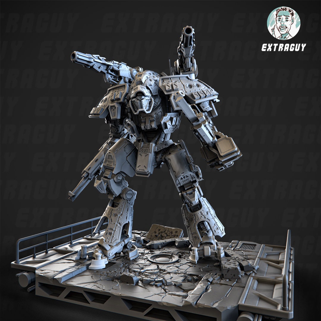 Giant Titan Poseable 3D Print / Knight / Titan / Warlord / Tabletop ...