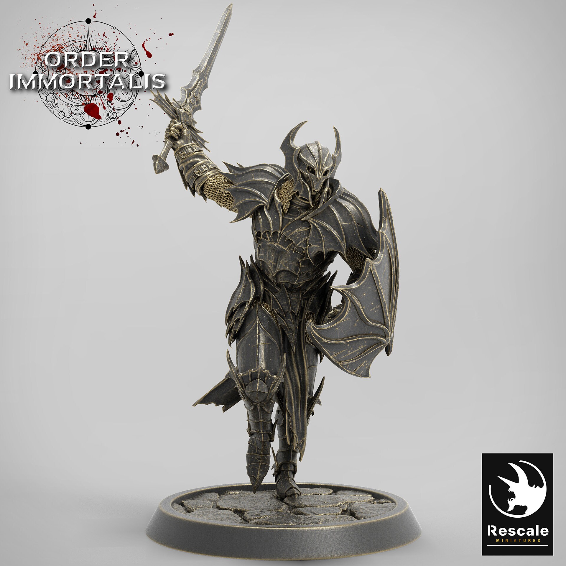 Blood Knight Sword Selection 3D Printed / Miniature / Tabletop ...