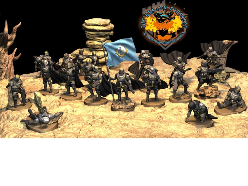 HELL DIVERS 3D Printed / Miniature / Tabletop / Sci-fi / DEMOCRACY ...