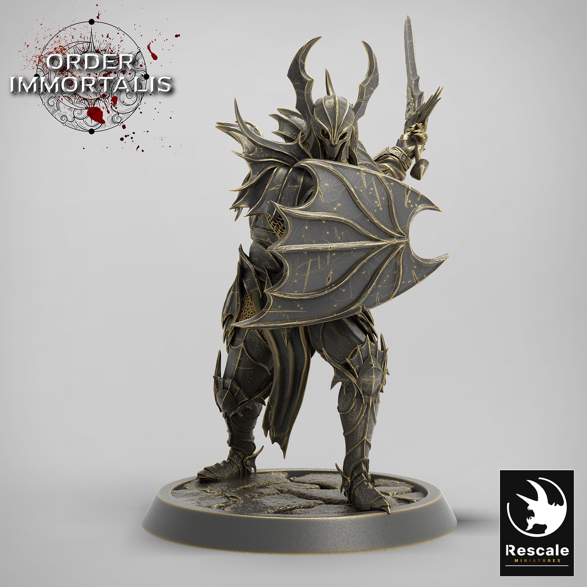 Blood Knight Sword Selection 3D Printed / Miniature / Tabletop ...