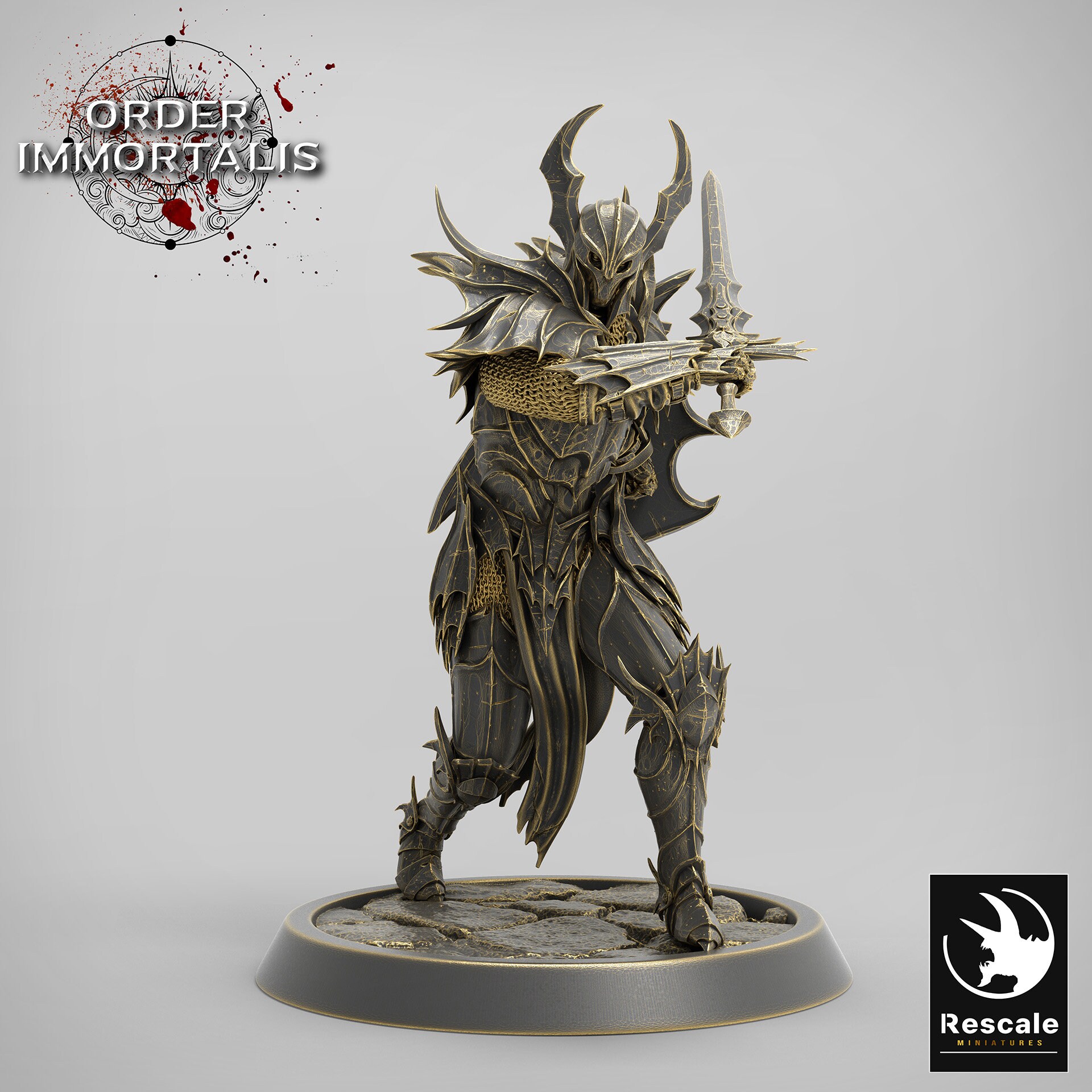 Blood Knight Sword Selection 3D Printed / Miniature / Tabletop ...