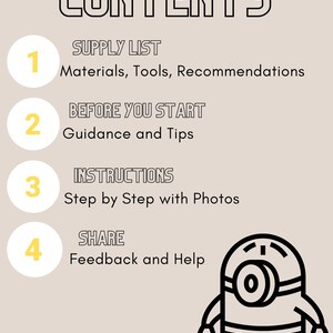 Despicable Me Inspired Minion Costume Instructional PDF DIY Kid and ...