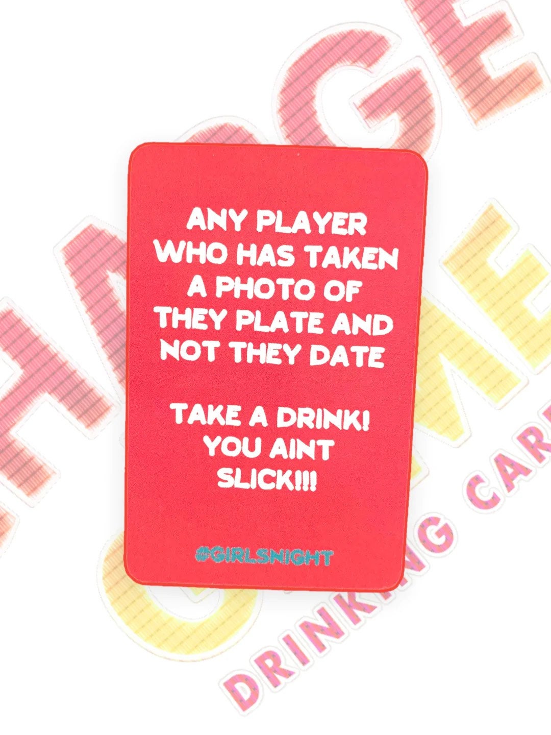 Charge It 2 the Game Drinking Cards: Its Giving GIRLS NIGHT - Etsy