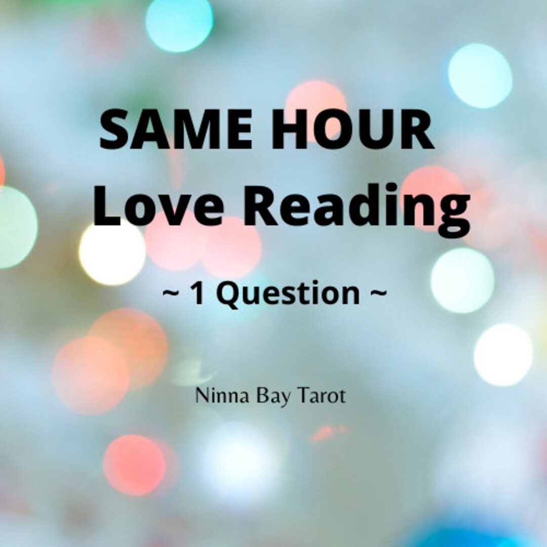 Same Hour Love Reading | 1 Card Tarot Reading Love and Romance ...