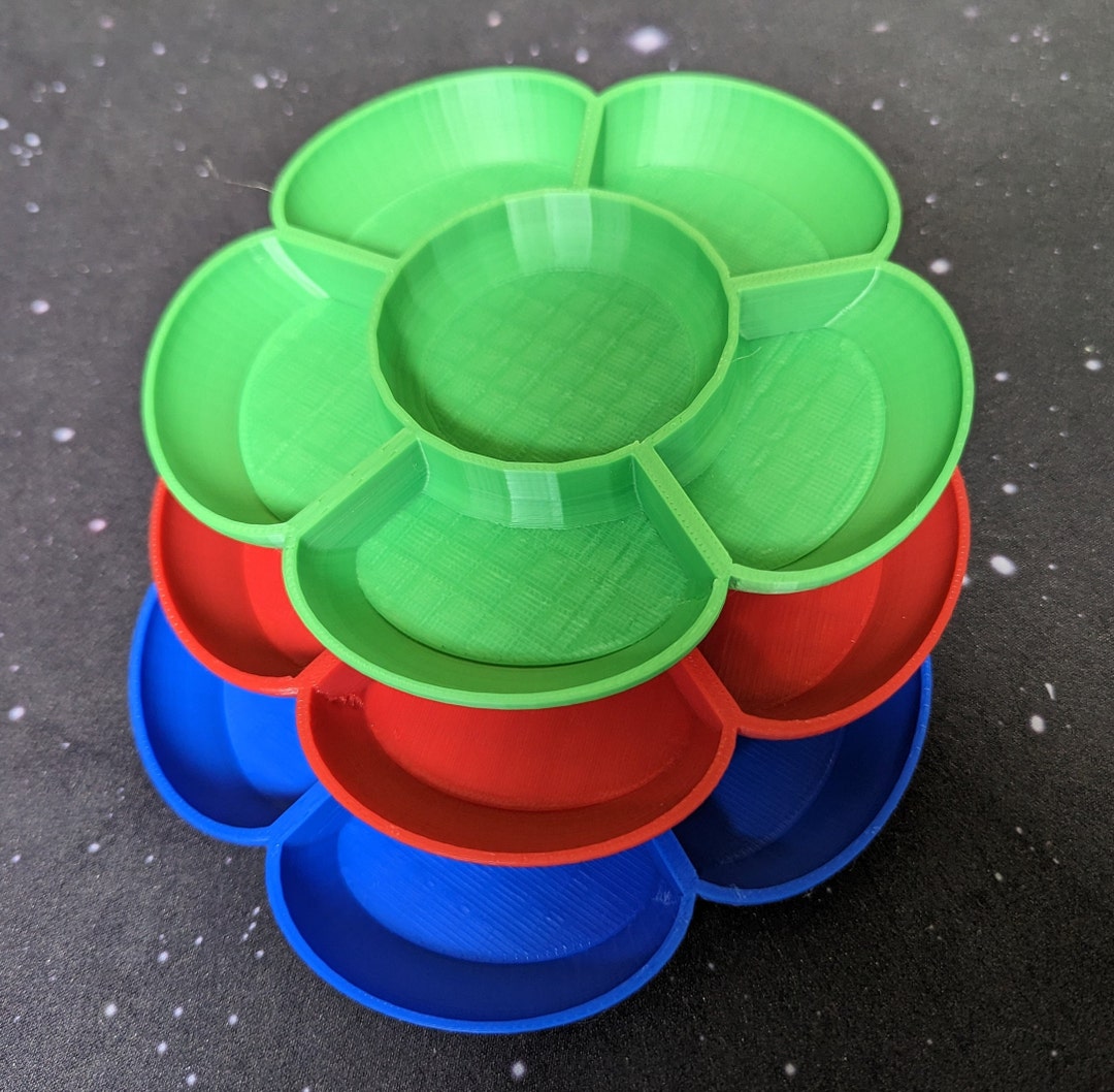 6 Compartment Universal Board Game Tray Organizer Bits Pieces Tokens - Etsy