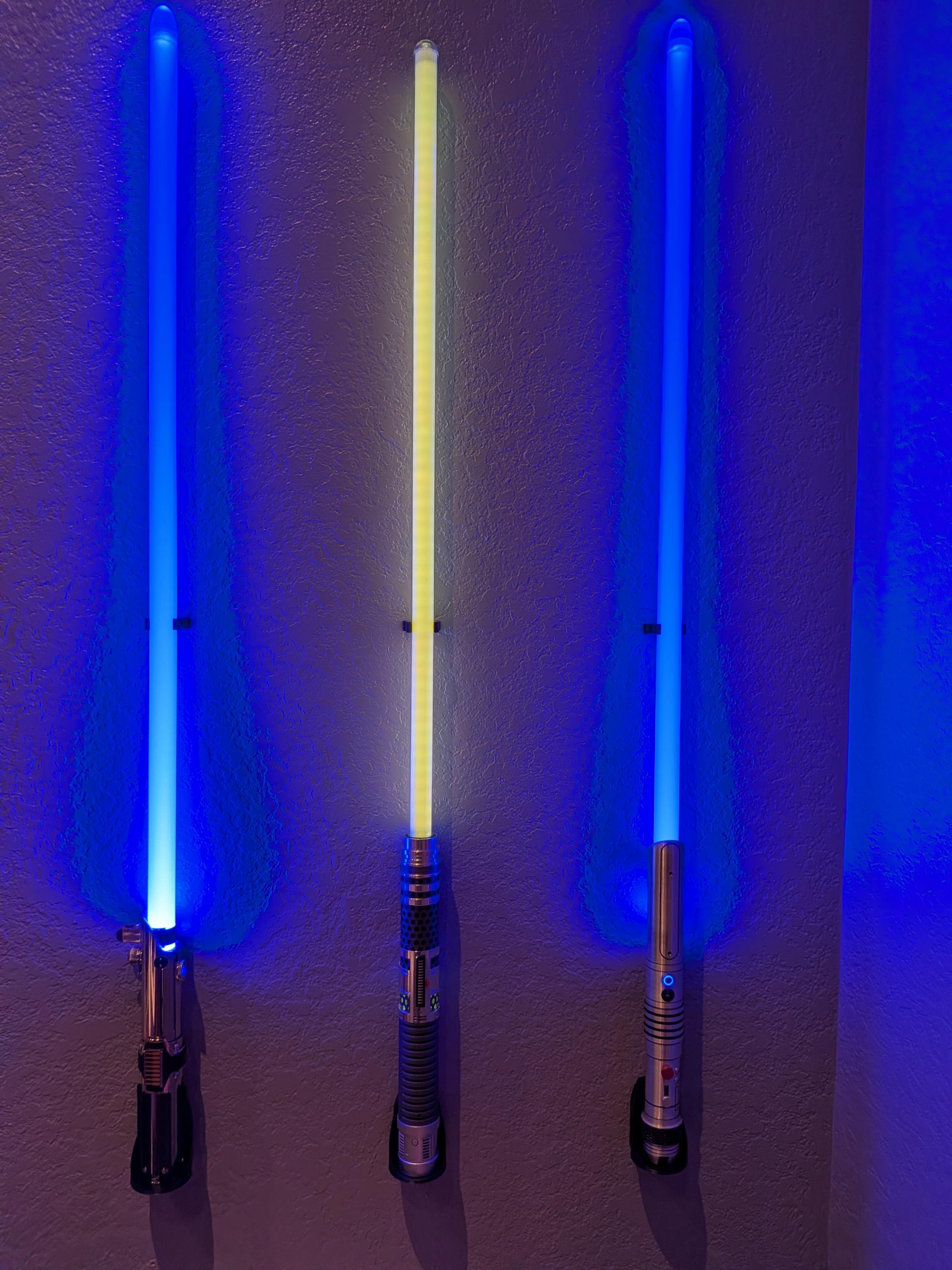 Vertical Lightsaber Wall Mount - Heavy Duty Floating Hanger for ...