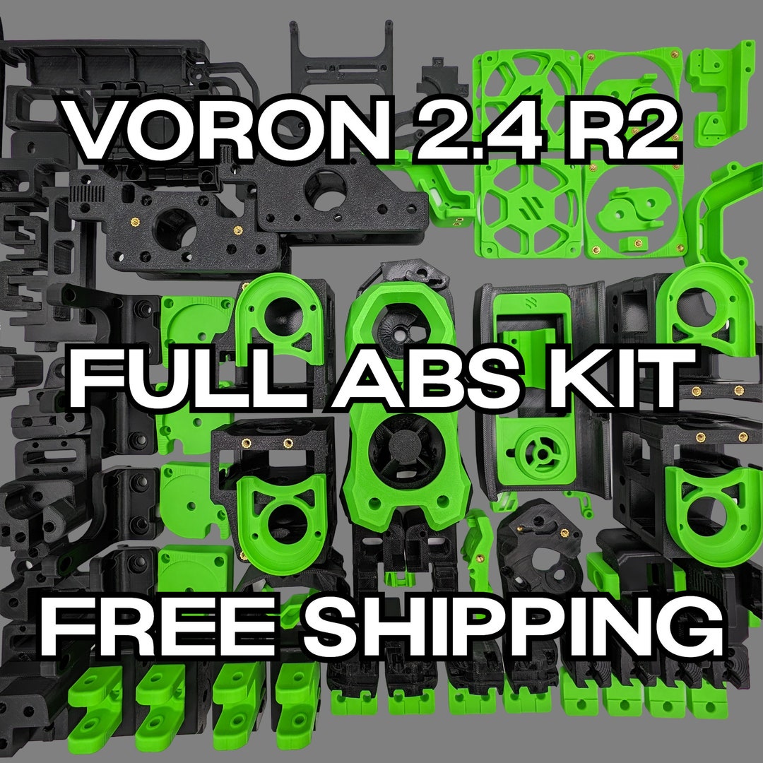 Voron 2.4 R2 (ABS) Full Printed Parts Kit Stealthburner Multi Color ...