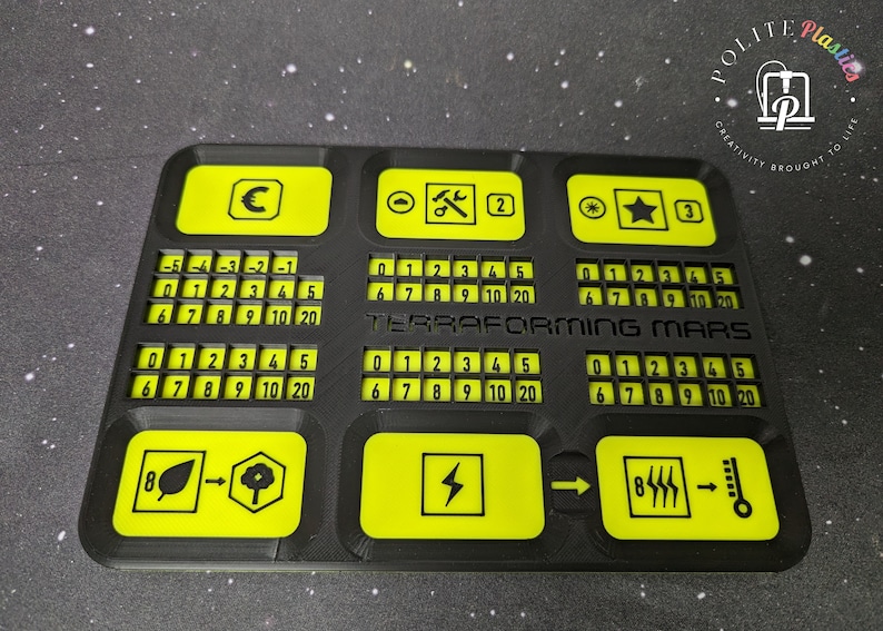 Terraforming Mars Player Board Overlays HOT - Etsy