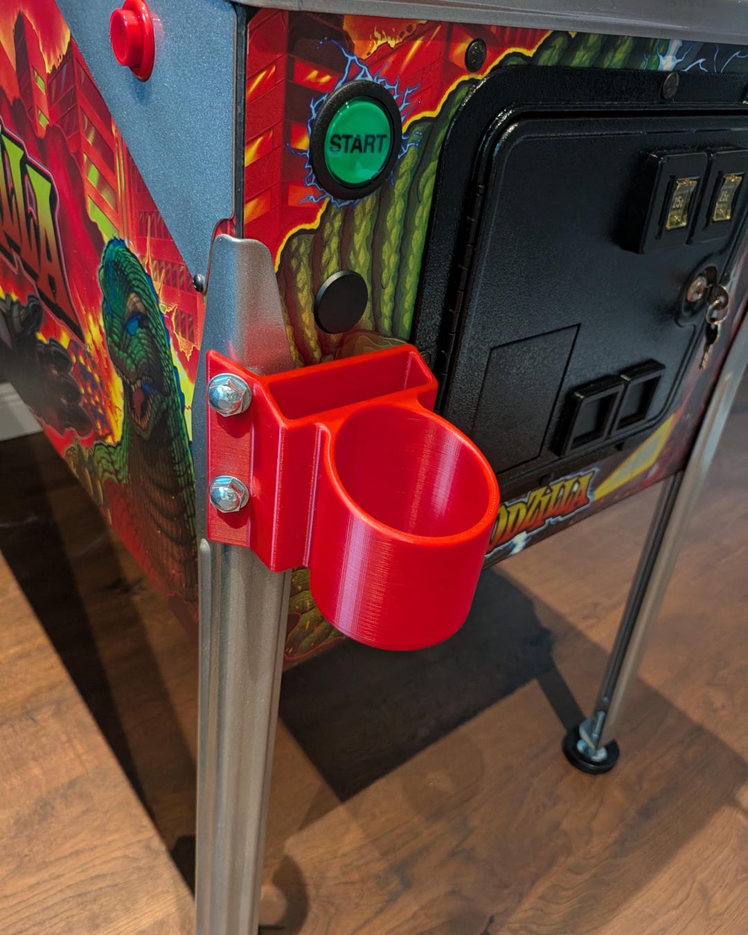 Pinball Machine Beverage Holder - Pin-pal: the Bumper Buddy + Multi ...
