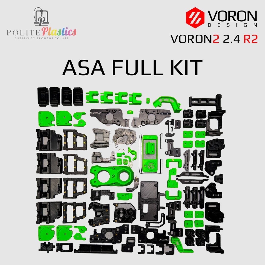 LDO Voron 2.4 R2 (ASA) Full Kit Stealthburner Multi Color Threaded ...
