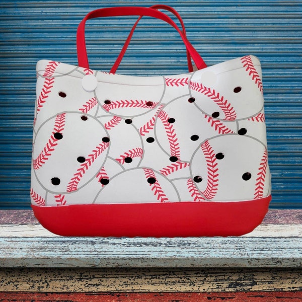 Baseball Tote Bag - Etsy