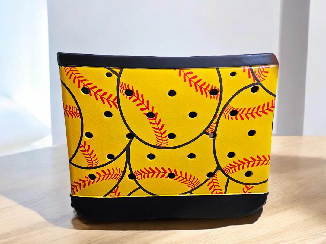 Softball Medium Tote Bag - Etsy