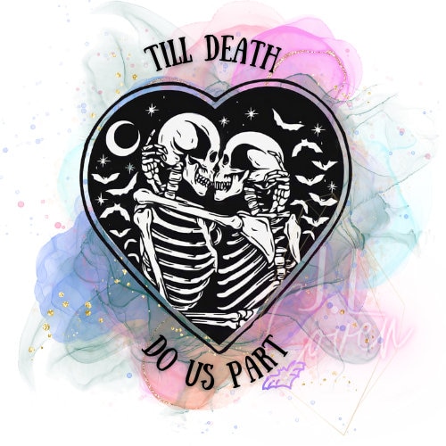 Till Death Do Us Part Sublimation Png - Etsy