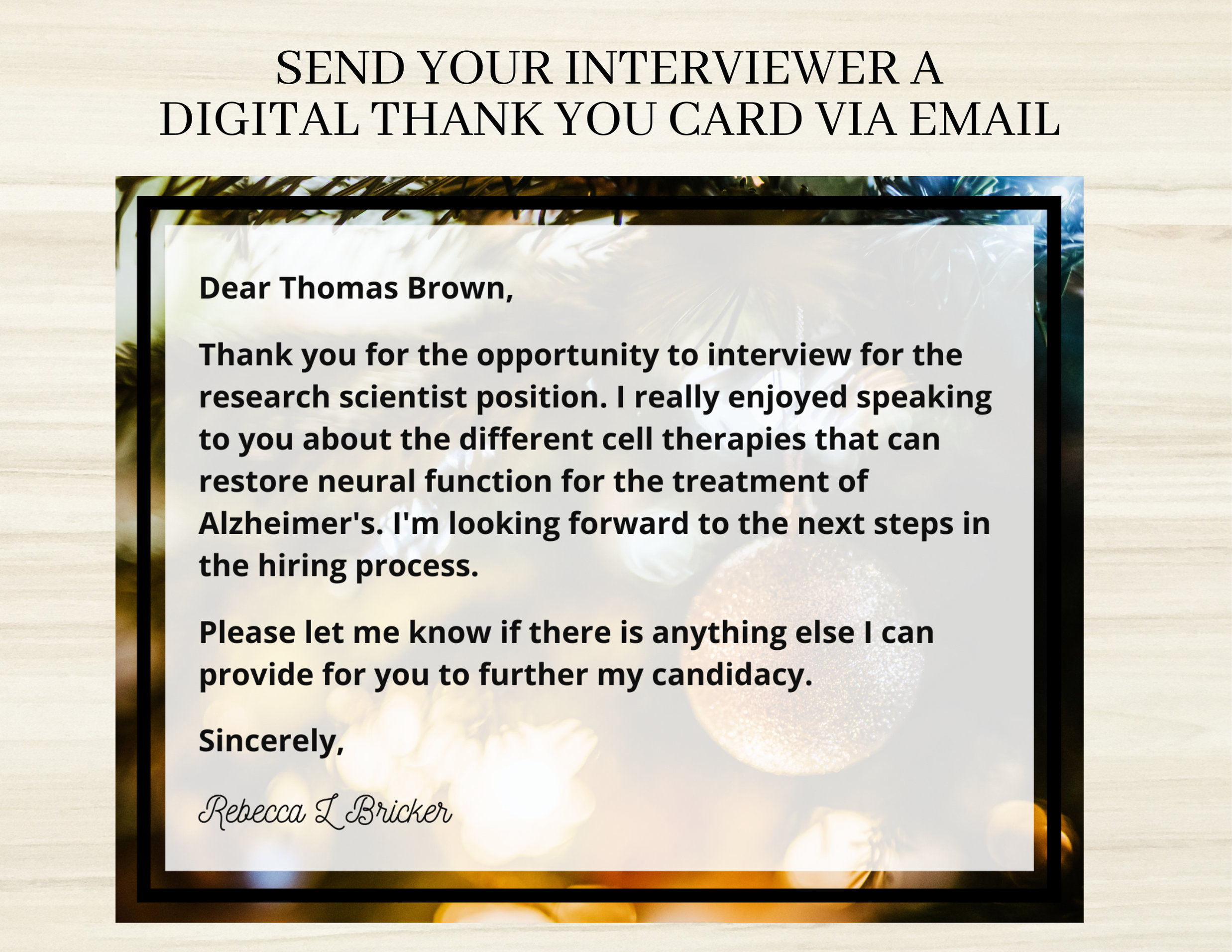 What to Say in Thank You for Interview Email After Interview Followup ...