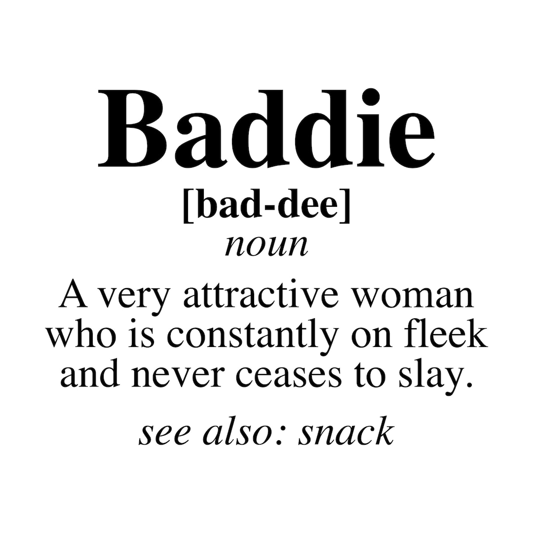 Baddie Definition Svg, Black Girl Svg, Black Queen, Melanin Svg ...