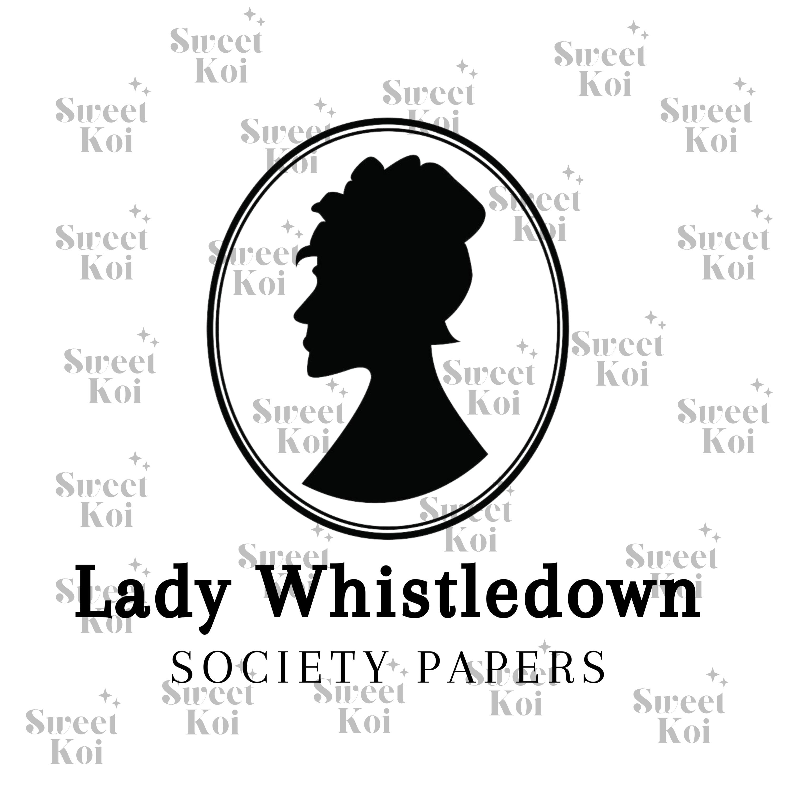 Bridgerton Show/book Series SVG PNG DXF | Lady Whistledown Society ...