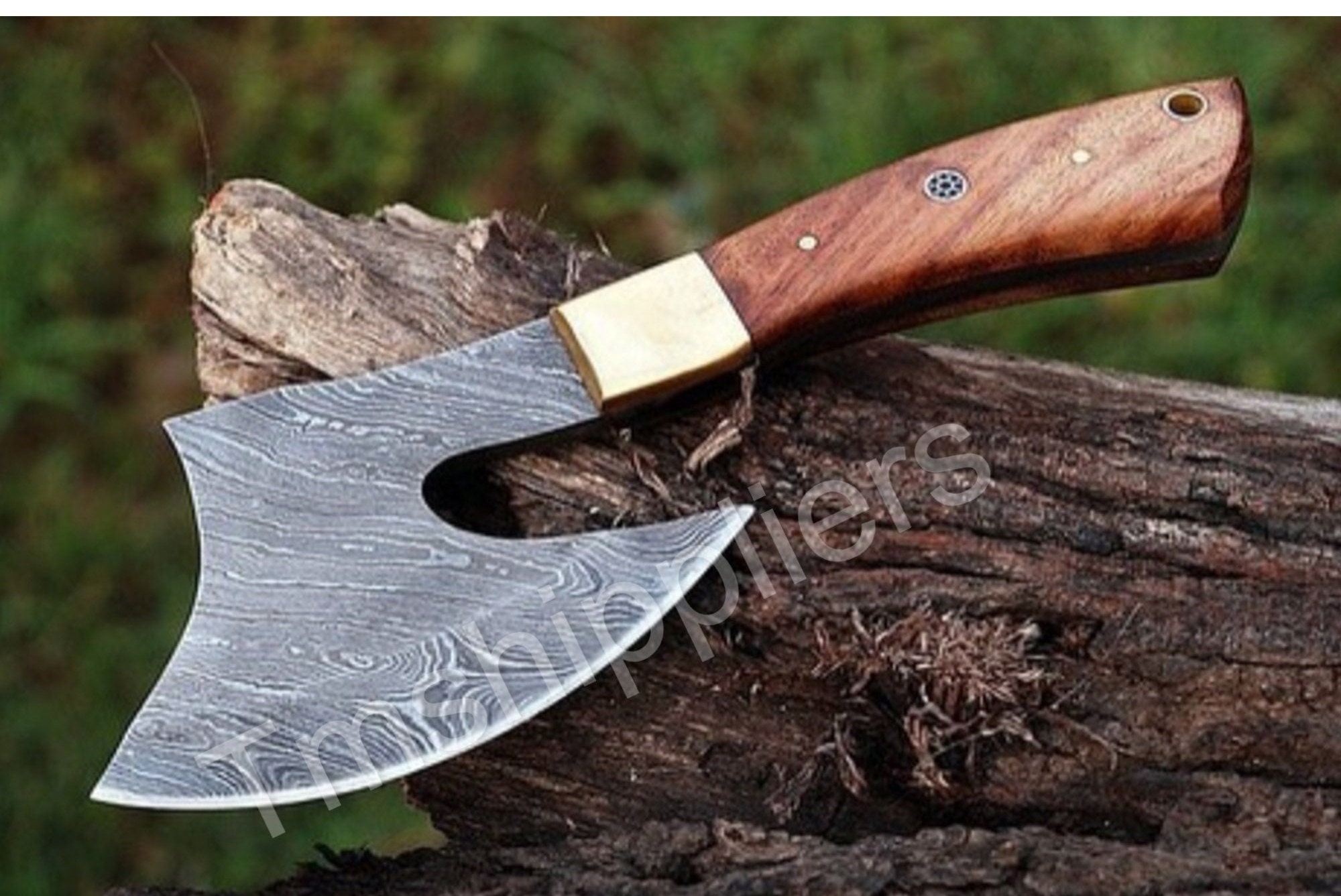 Damascus Mini Cleaver , Damascus Mini Butcher Cleaver , Custom Hand ...