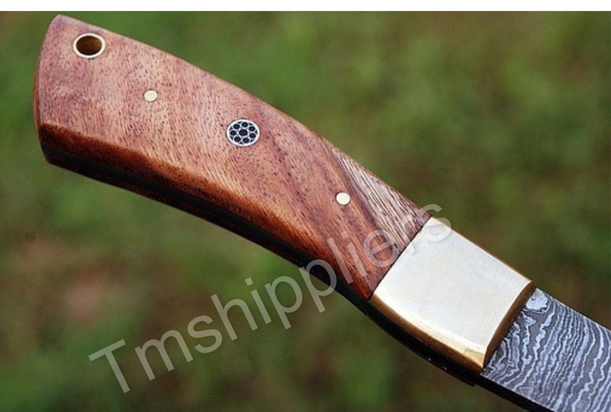 Damascus Mini Cleaver , Damascus Mini Butcher Cleaver , Custom Hand ...