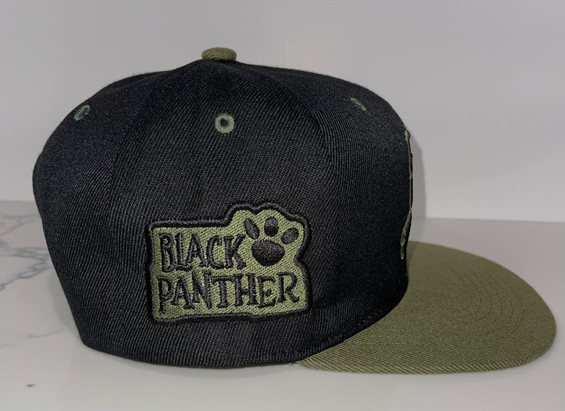 Panther Belico Custom Embroidered Hat Side Logo Black Panther Gift Hats ...