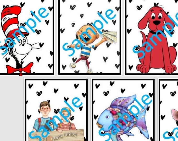 Book Character Posters, Alphabet Posters, Elementary Decor - Etsy Canada