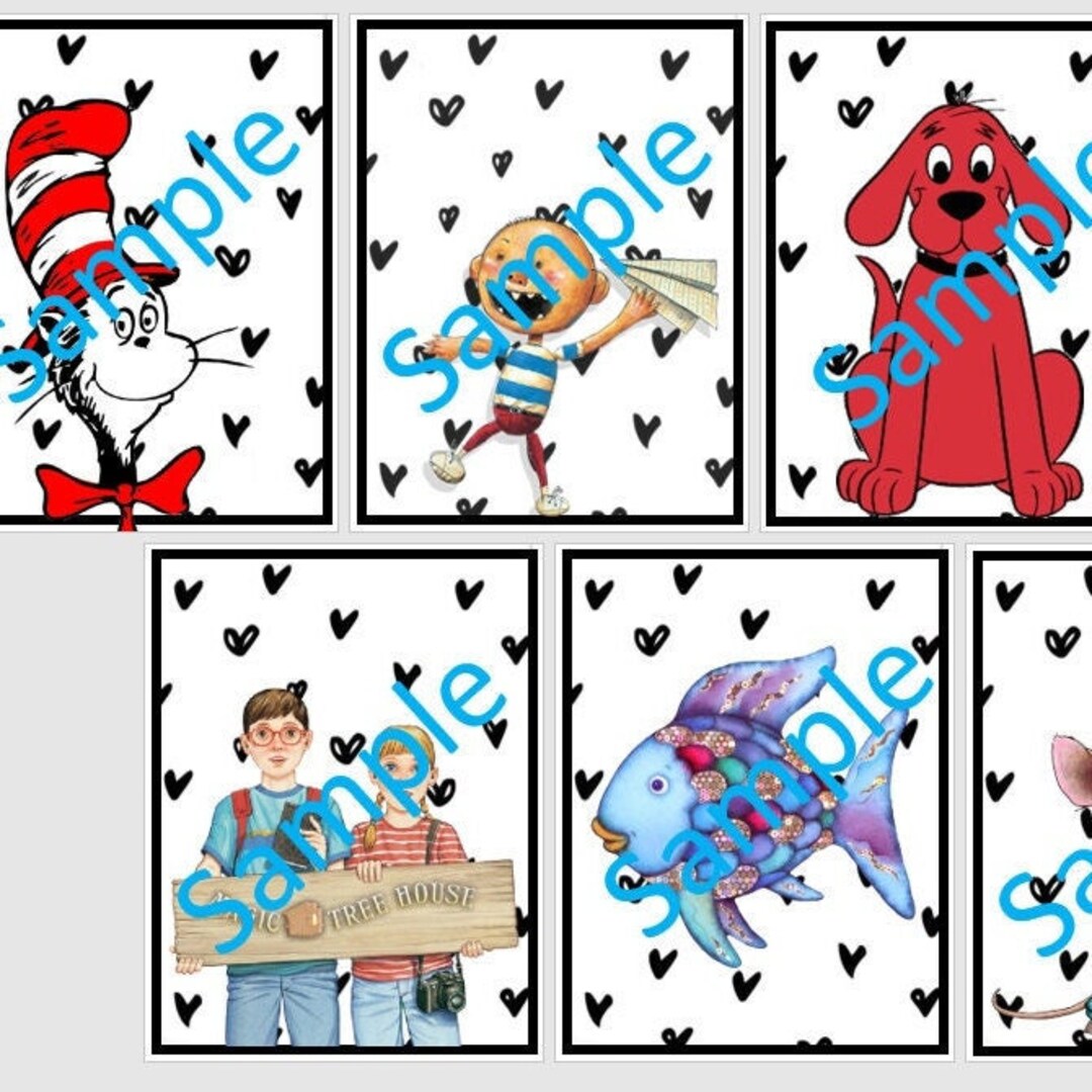 Book Character Posters - Etsy