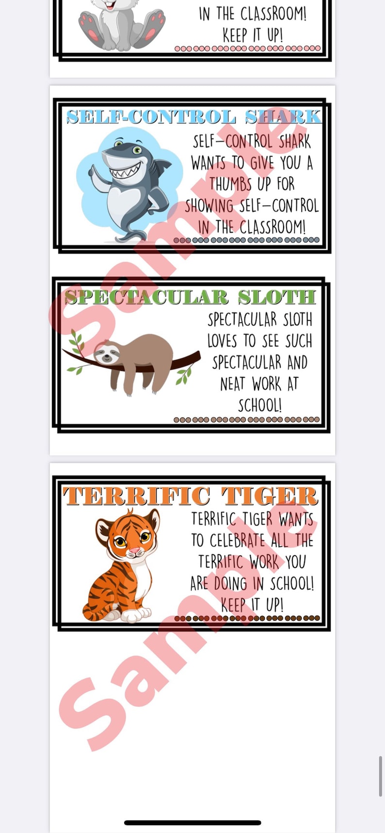 Behavior Buddy Certificates - Etsy