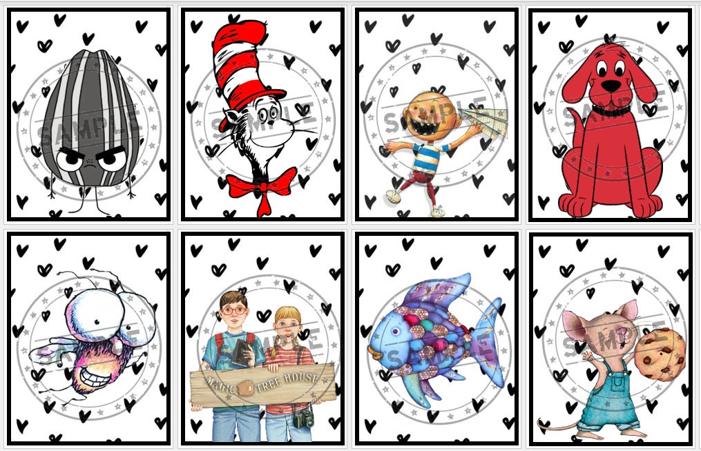 Book Character Posters (40) - Etsy