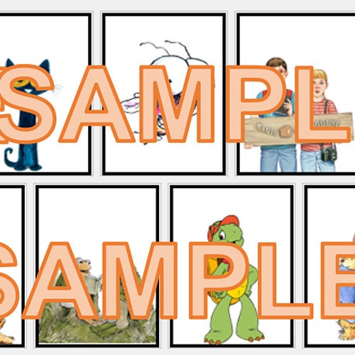 Kids Book Character Posters - Etsy