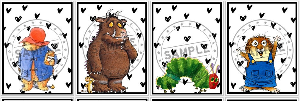 Character Posters Set of 11 - Etsy