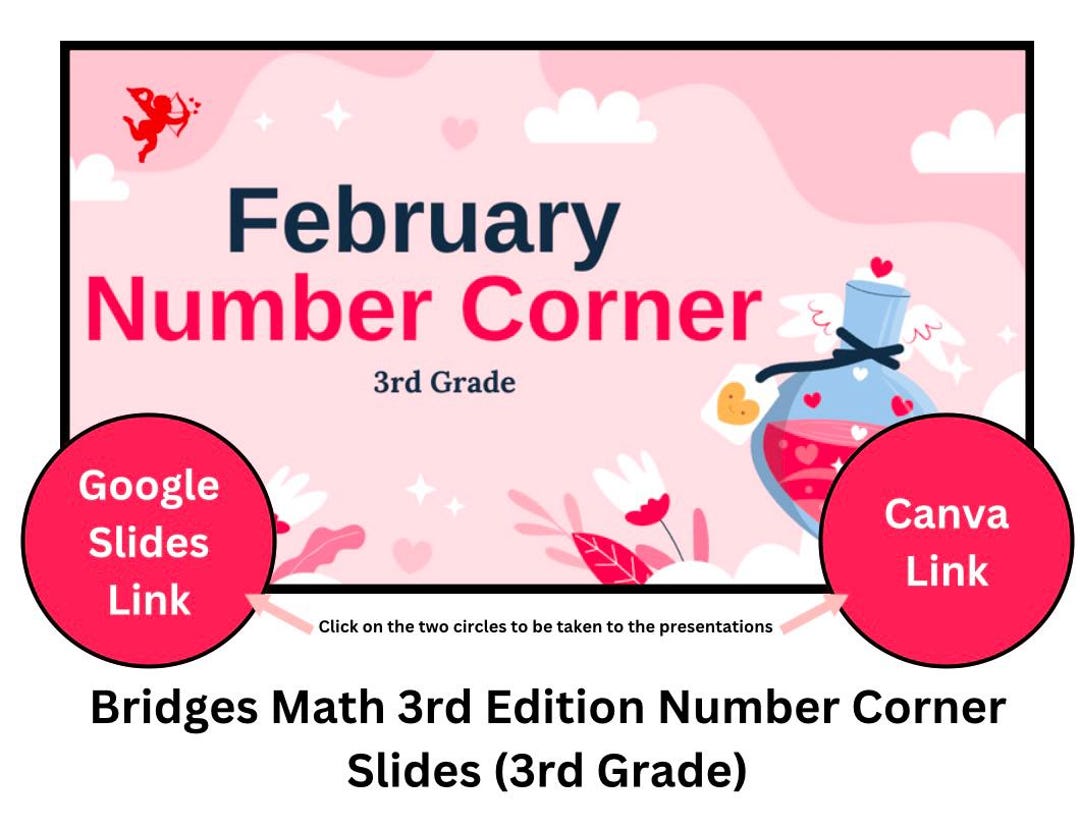 3rd Grade Third Edition Bridges Number Corner February - Etsy