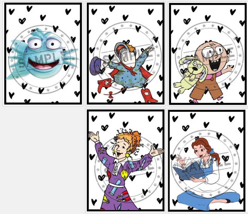 Book Character Posters (40) - Etsy