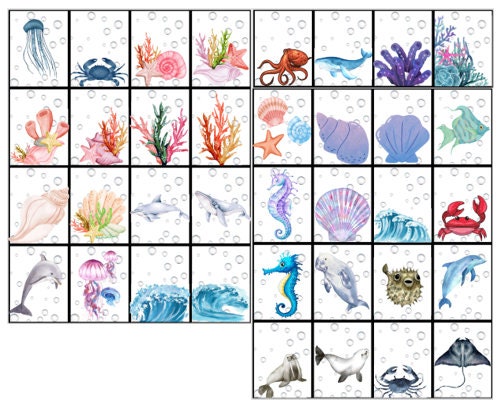 100 Under the Sea Posters With Bubble Background - Etsy