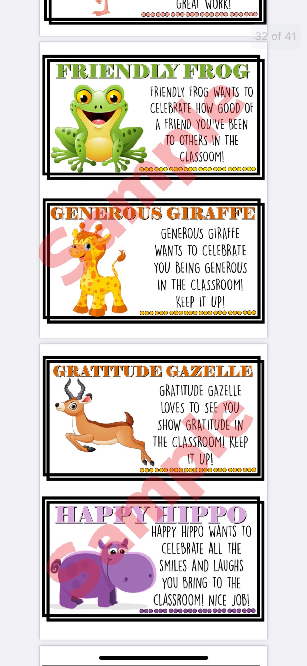 Behavior Buddy Certificates - Etsy