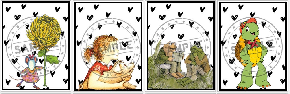 Character Posters Set of 11 - Etsy