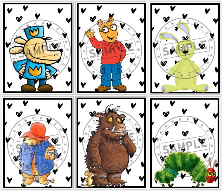 Book Character Posters (40) - Etsy