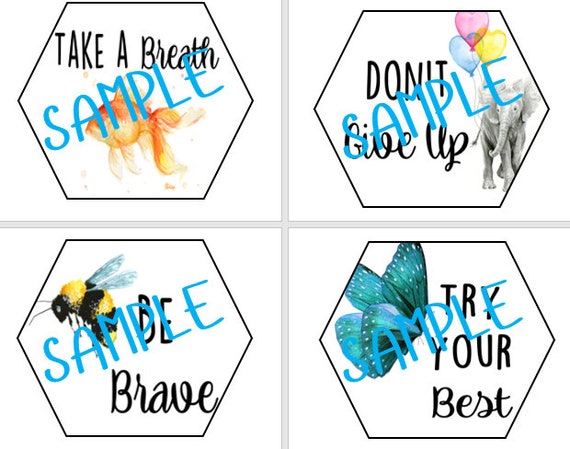 Honeycomb Water Color Classroom Posters | Etsy