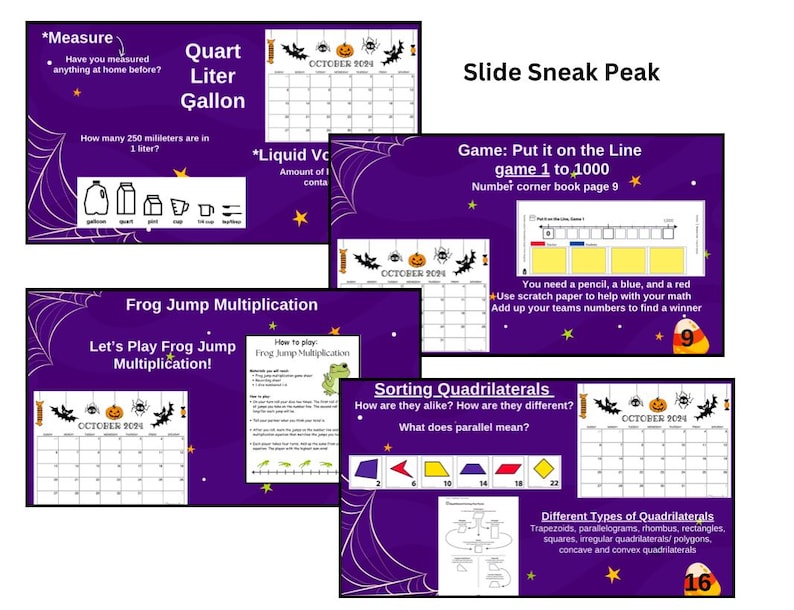 3rd Grade October Bridges Number Corner 3rd Edition - Etsy