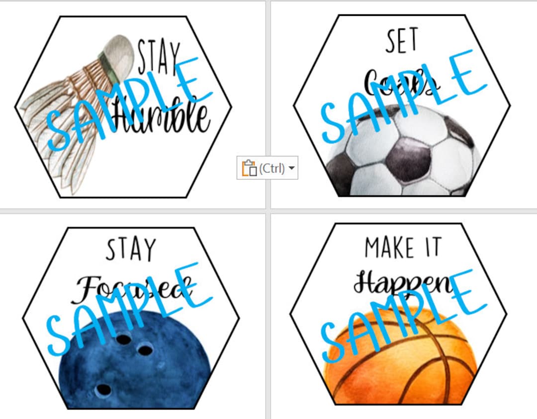 Honeycomb Sports Theme Posters - Etsy