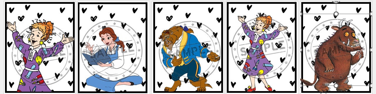 Classroom Character Posters Set of 15 - Etsy