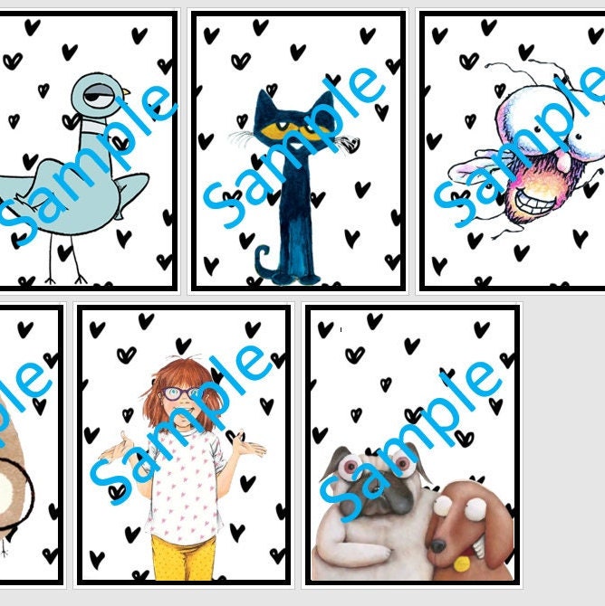 Book Character Posters - Etsy