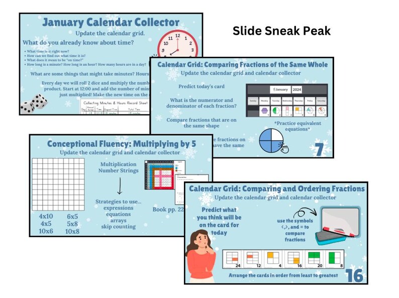 3rd Grade Third Edition, Bridges Number Corner January - Etsy