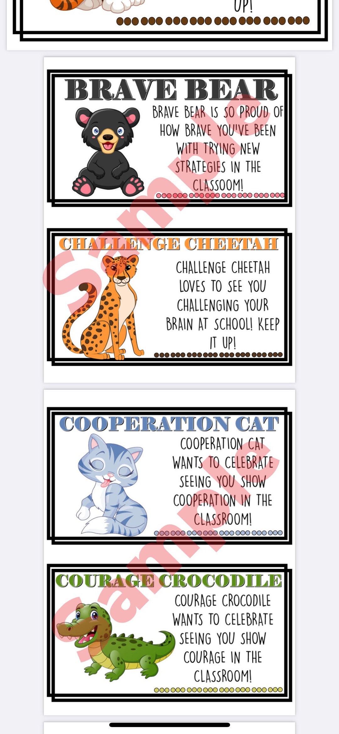Behavior Buddy Certificates - Etsy