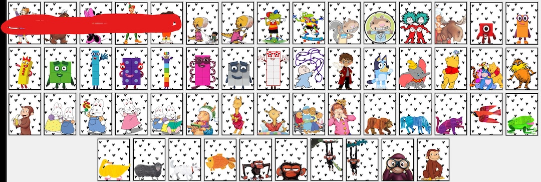 Part 2 of 2 Book Character Posters - Etsy